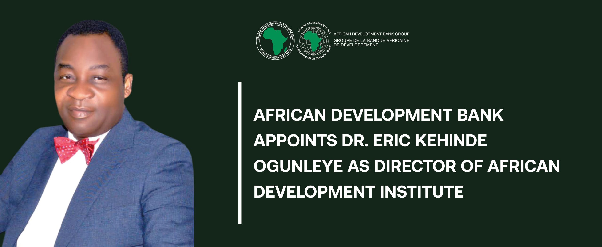 AfDB appoints Nigeria as Director of African Development Institute